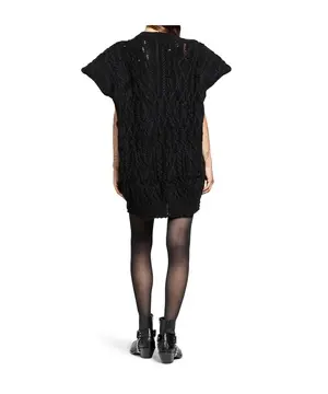 Junya Watanabe Jacquard-knit Mini Dress