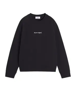 Maison Kitsuné Oversized Logo Embroidered Sweatshirt