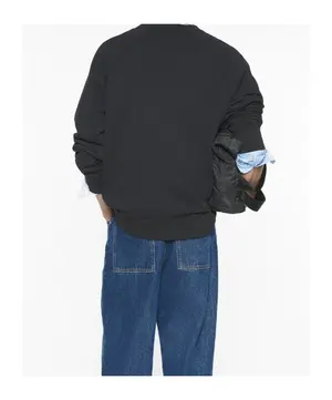 Maison Kitsuné Oversized Logo Embroidered Sweatshirt
