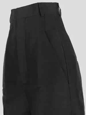 Rick Owens High-waist Wide-leg Trousers - Black