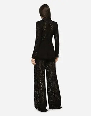 Dolce & Gabbana Flared Lace Pants