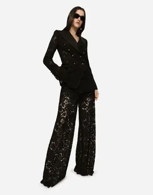 Dolce & Gabbana Flared Lace Pants