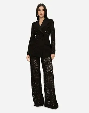 Dolce & Gabbana Flared Lace Pants