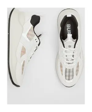 Burberry Panelled Lace-up Sneakers