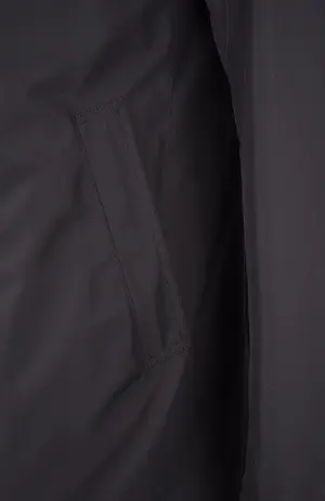 Herno Single-breasted Buttoned Shirt Coat - Black
