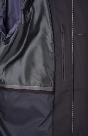 Herno Single-breasted Buttoned Shirt Coat - Black