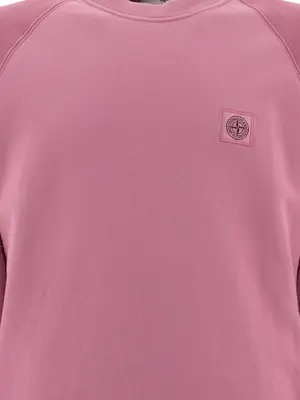 Stone Island Crewneck Sweatshirt With Compass Patch