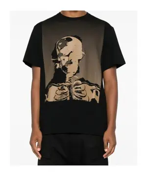 Alexander McQueen Skeleton-print Cotton T-shirt