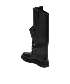 Attico The Robin Passeggiata Combat Boots - Black