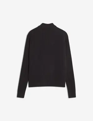 Maison Kitsuné Fox Head Ribbed Polo Jumper