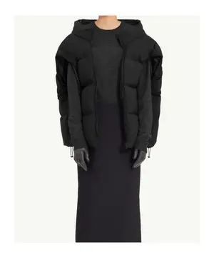 MAISON MARGIELA Padded Bomber Jacket With Removable Sleeves