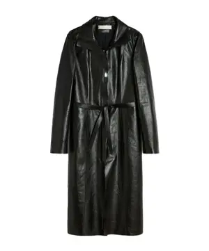 Our Legacy Concealed Calfskin Coat - Black