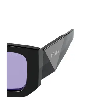 Prada Rectangular Frame Sunglasses - Blue