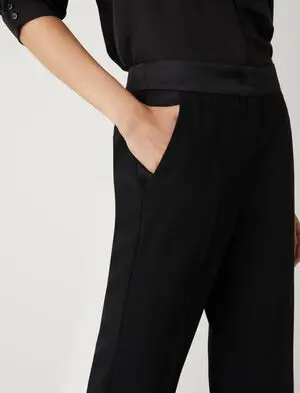 Marella Front Pleated Casual Pants