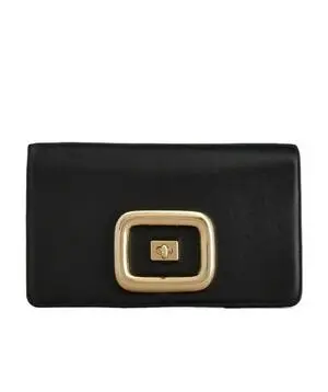 ROGER VIVIER Viv' Choc Mini Shoulder Bag - Black