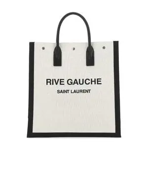 Saint Laurent Rive Gauche Tote Bag - White