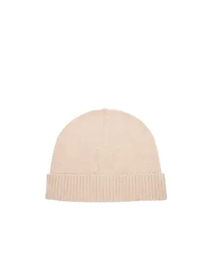 Kiton Logo Beanie - Nude