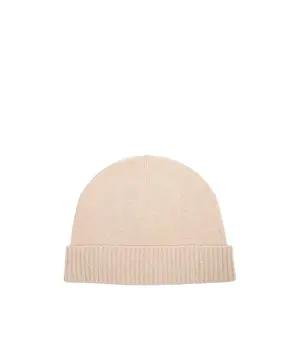 Kiton Logo Beanie - Nude