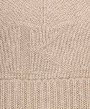 Kiton Logo Beanie - Nude