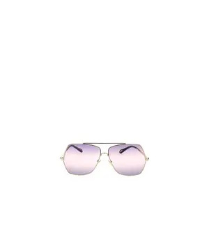 Chloé Eyewear Navigator Frame Sunglasses - Pink