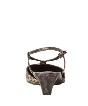 Fendi 40mm Animal-print Slingback Pumps - Multicolour