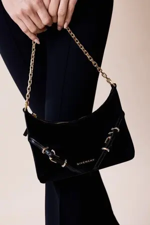 Givenchy Voyou Velvet Shoulder Bag