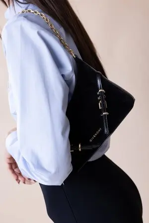 Givenchy Voyou Velvet Shoulder Bag