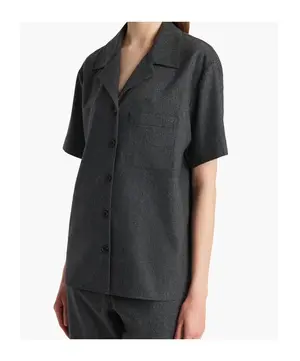 Khaite Riordan Short-sleeved Top - Black