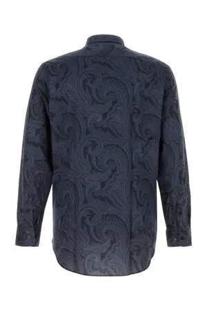 Etro Pattern-printed Long-sleeved Shirt - Black