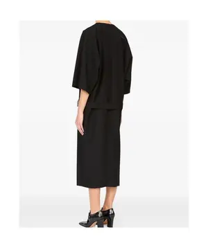 MAISON MARGIELA Three-quarter Sleeve Midi Dress
