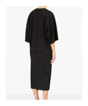 MAISON MARGIELA Three-quarter Sleeve Midi Dress