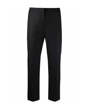 Alexander McQueen Cropped Straight Leg Trousers