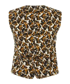 Max Mara All-over Patterned V-neck Vest