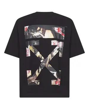 Off-White Paint Arrow Skate Crewneck T-shirt