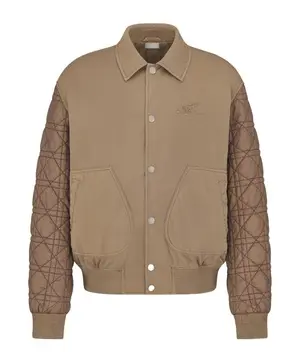 Dior Christian Couture Lily Of The Valley Blouson Jacket With Cannage Sleeves