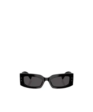 Dolce & Gabbana Rectangular Frame Sunglasses - Black