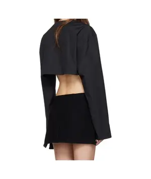 RIER Long-sleeved Cropped Shirt