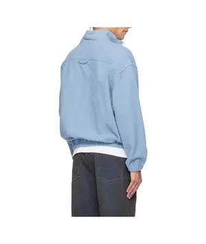 RIER Half-zip Wool Sweatshirt - Blue