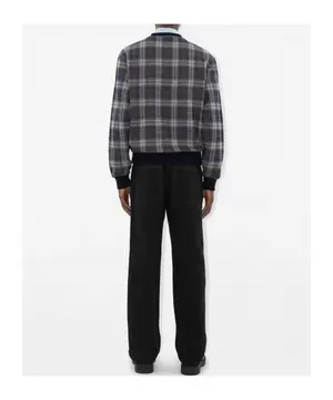 Burberry Checked Crewneck Jumper