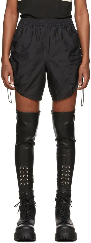 We11Done Logo Elasticated Waist Shorts