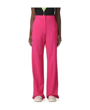 MSGM Straight Leg Trousers - Pink