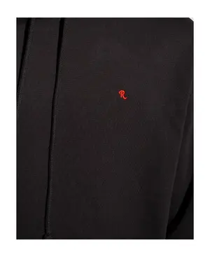 Raf Simons Logo Embroidered Drawstring Hoodie