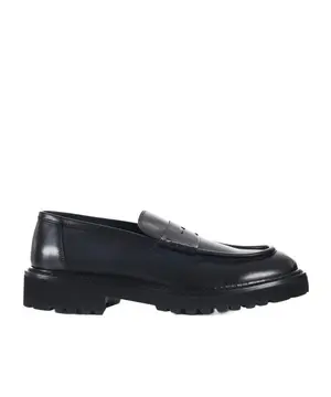 DOUCAL'S Penny Slip-on Loafers - Black
