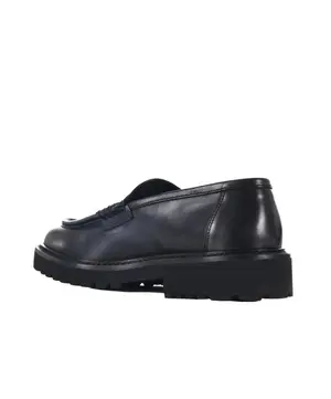 DOUCAL'S Penny Slip-on Loafers - Black
