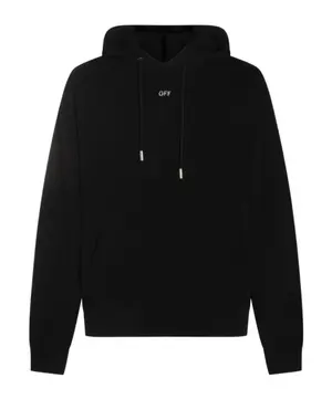 Off-White Logo Printed Drawstring Hoodie
