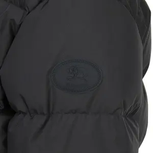 Burberry High-neck Padded Jacket With Two-way Zip Closure - Black