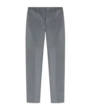 Etro Straight Leg Corduroy Trousers - Gray