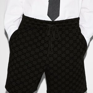Gucci Monogram Jersey Basketball Shorts