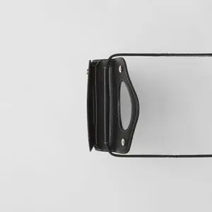 Burberry Check E-canvas And Leather Pocket Phone Case