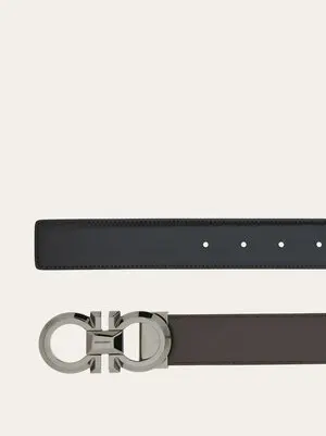 FERRAGAMO Gancini Buckle Belt - Black